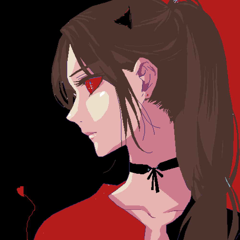 Editing Demon Girl - Free online pixel art drawing tool - Pixilart
