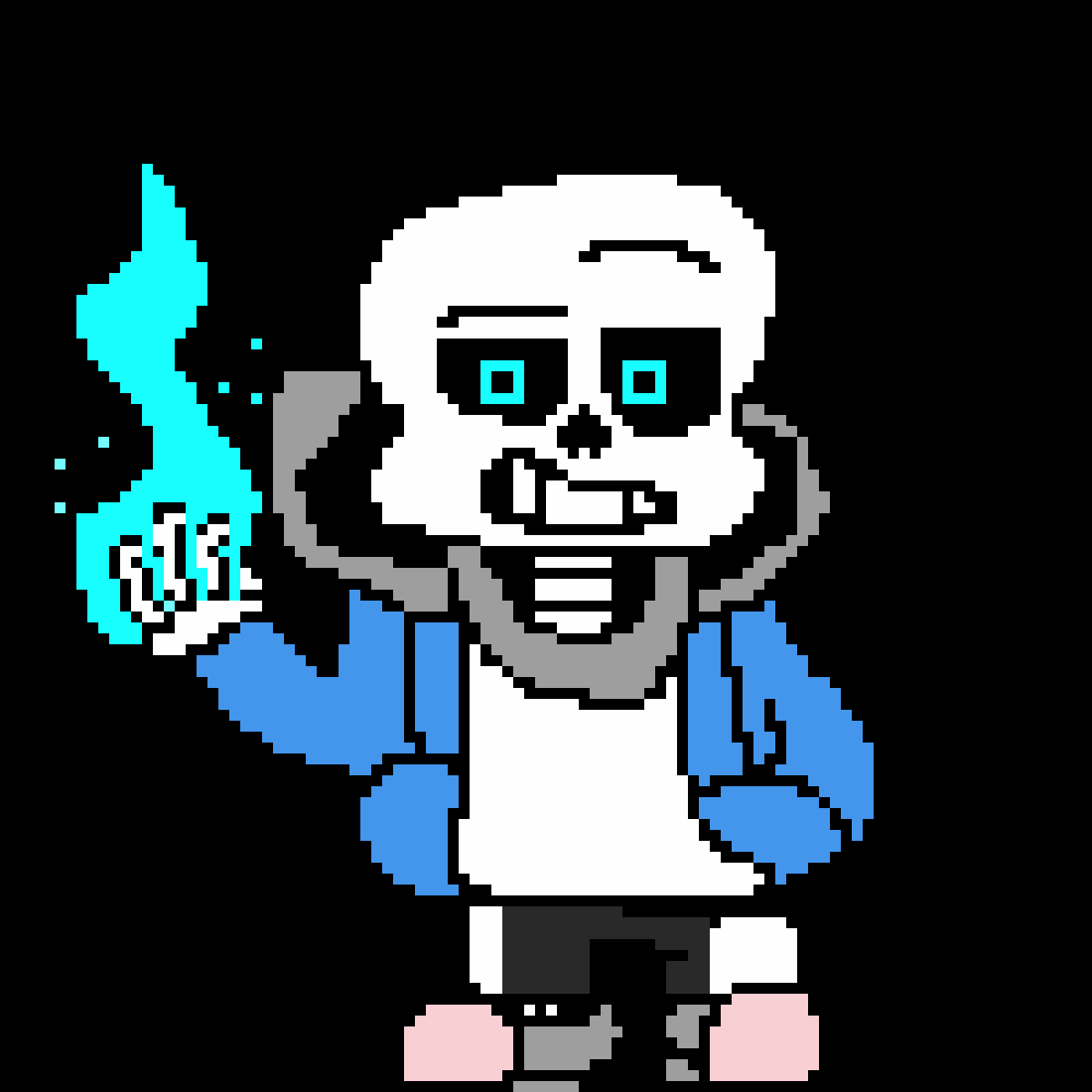 Pixilart - Custom Sans base! by Sandshadow