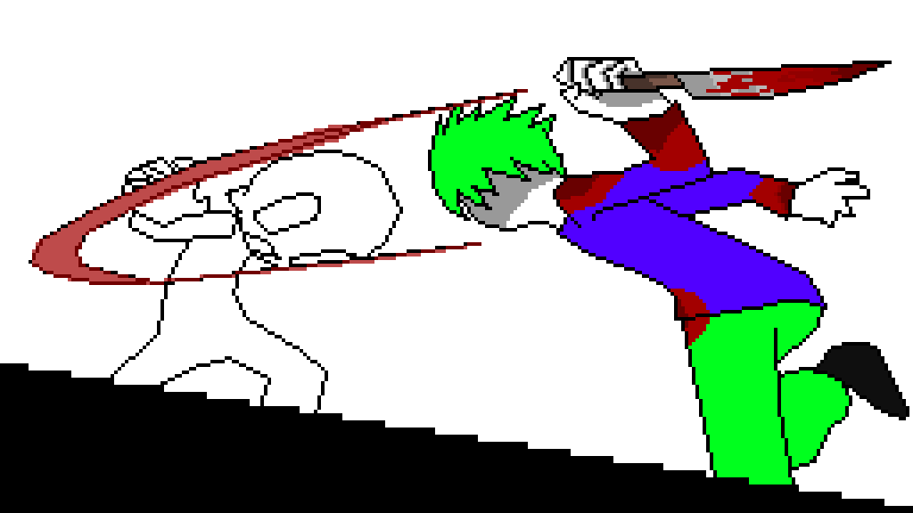 Pixilart - Fight collab by Blazer126