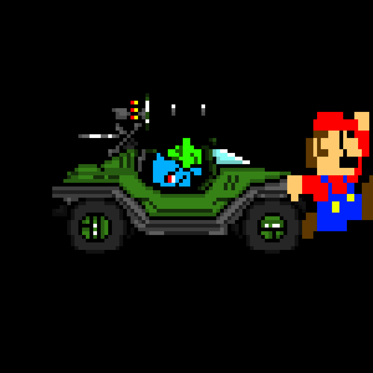 Pixilart - run Mario run by Dtox-x