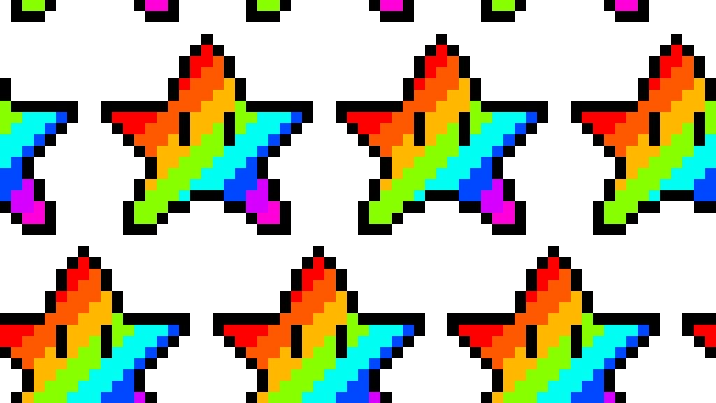 Pixilart - Rainbow Stars:) by BabyGirl8780