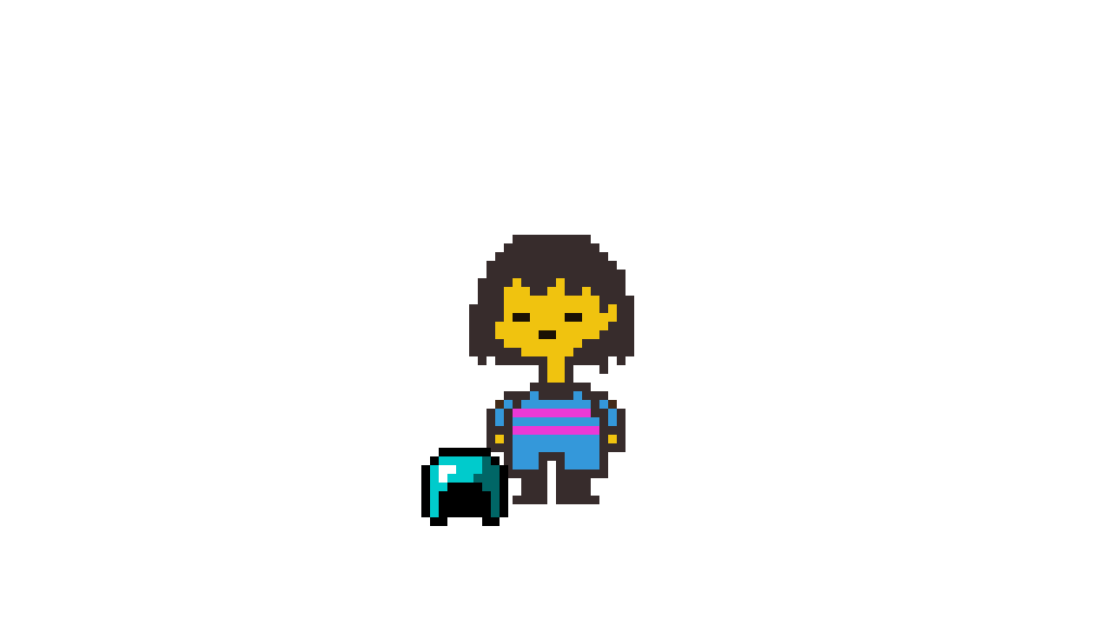 Pixilart - Frisk Likes the Minecraft Hat by mulipurtmaster