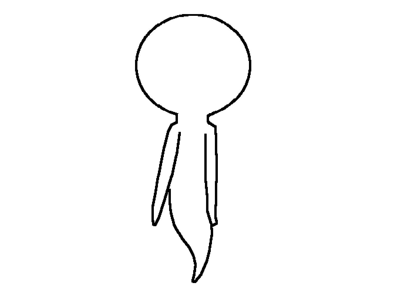 Pixilart - ghost base by BlueFox27