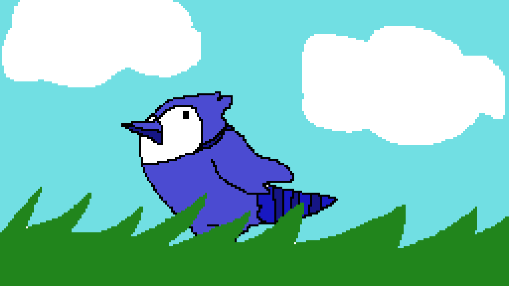 Editing bluejay - Free online pixel art drawing tool - Pixilart