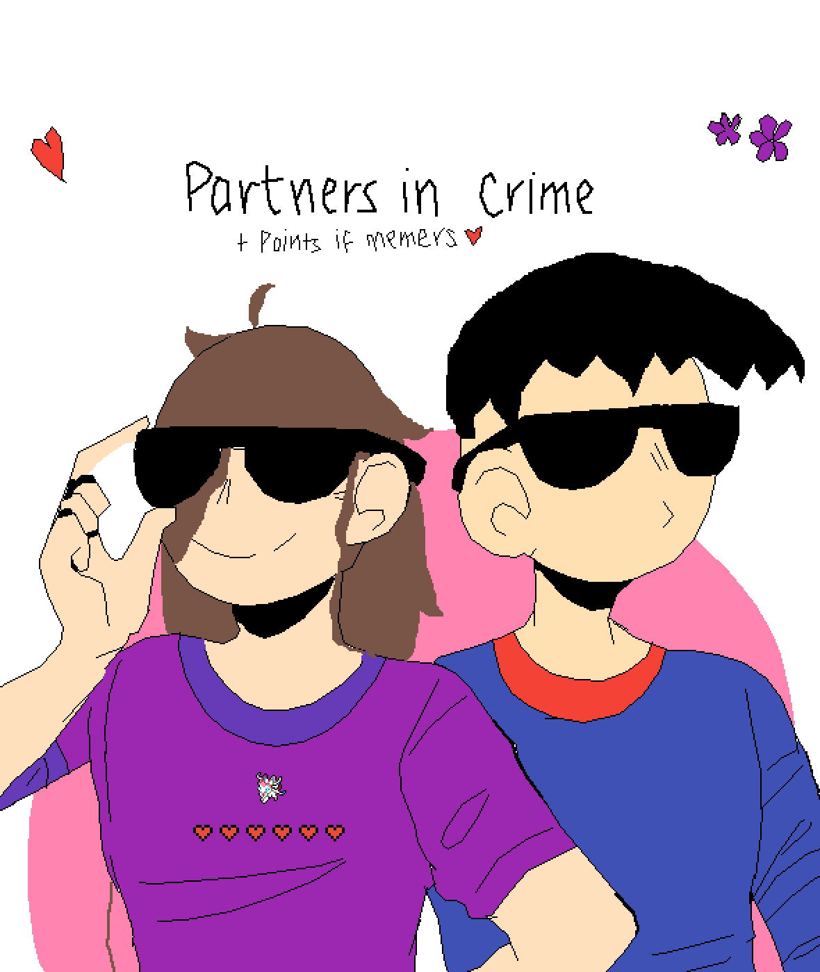 Editing Partners In Crime - Free online pixel art drawing tool - Pixilart