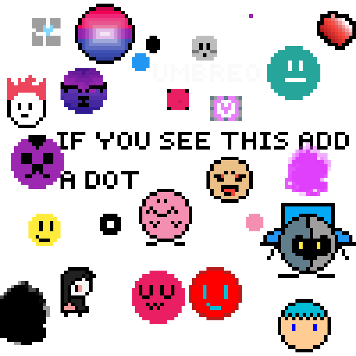 Editing add a dot - Free online pixel art drawing tool - Pixilart