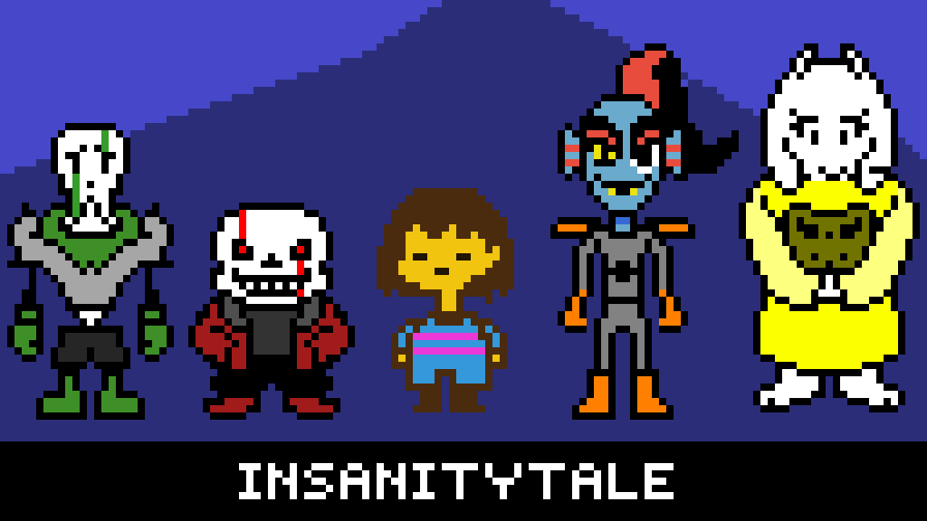 Pixilart - InsanityTale Cast by TacitYapper9