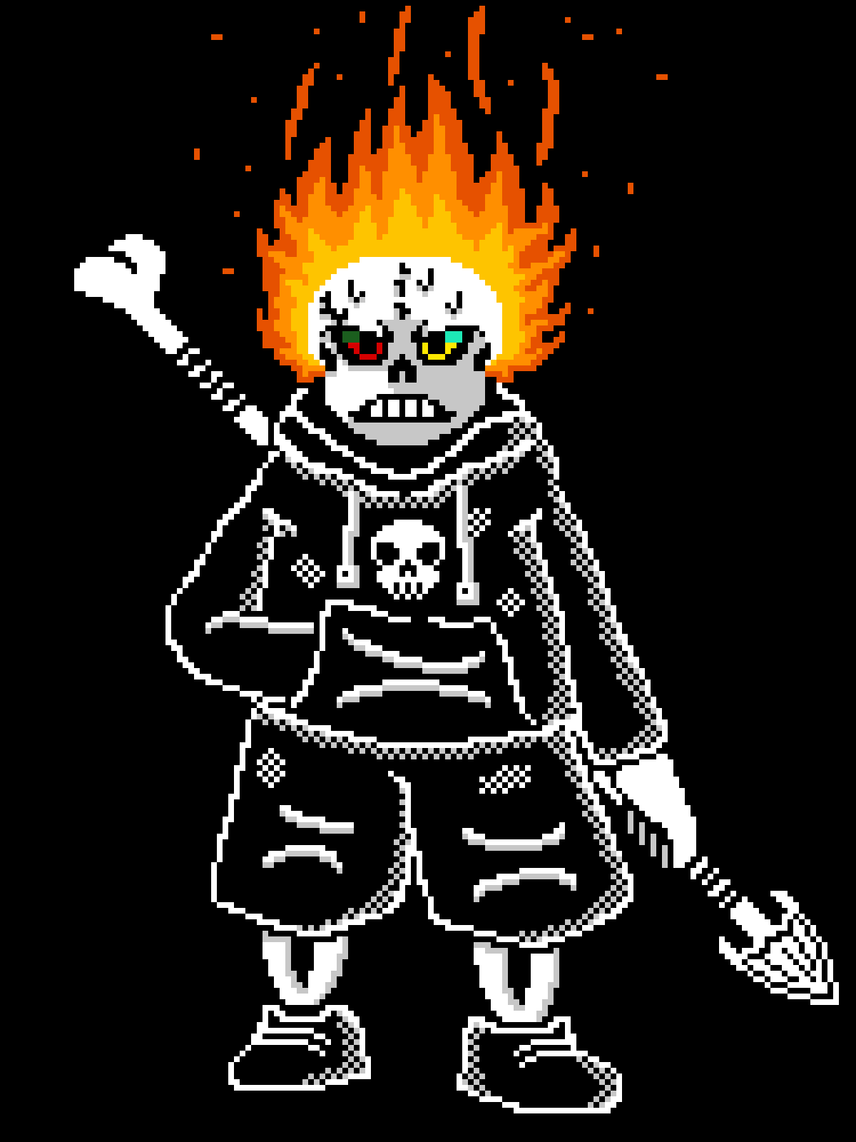 Pixilart - Sans phase 2 v2 0 new gif by Shadow-Gaster
