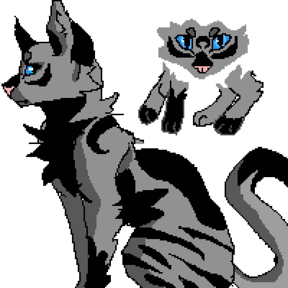 Pixilart - Moonpaw REF by Acryorta