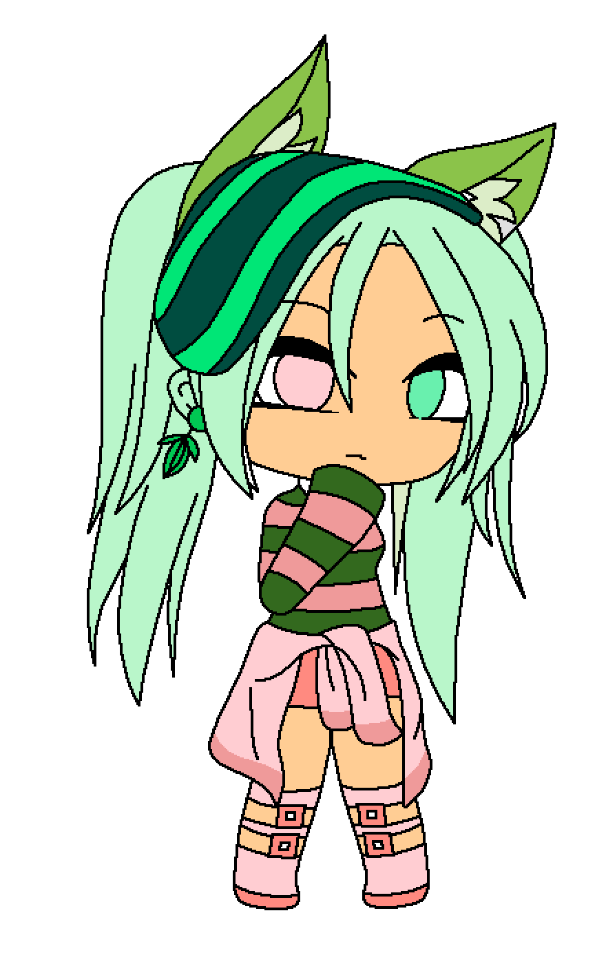 Pixilart - Cute Gacha Girl Base by IsabellaGacha12