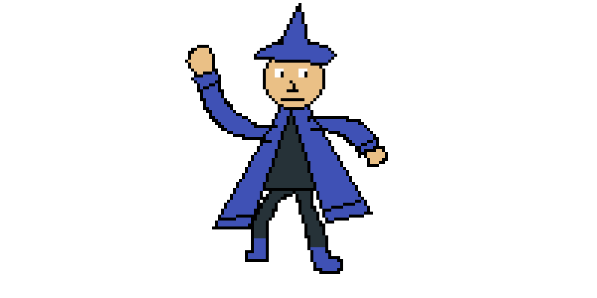 Pixilart - Wizard dude by Pixel-Lord-12