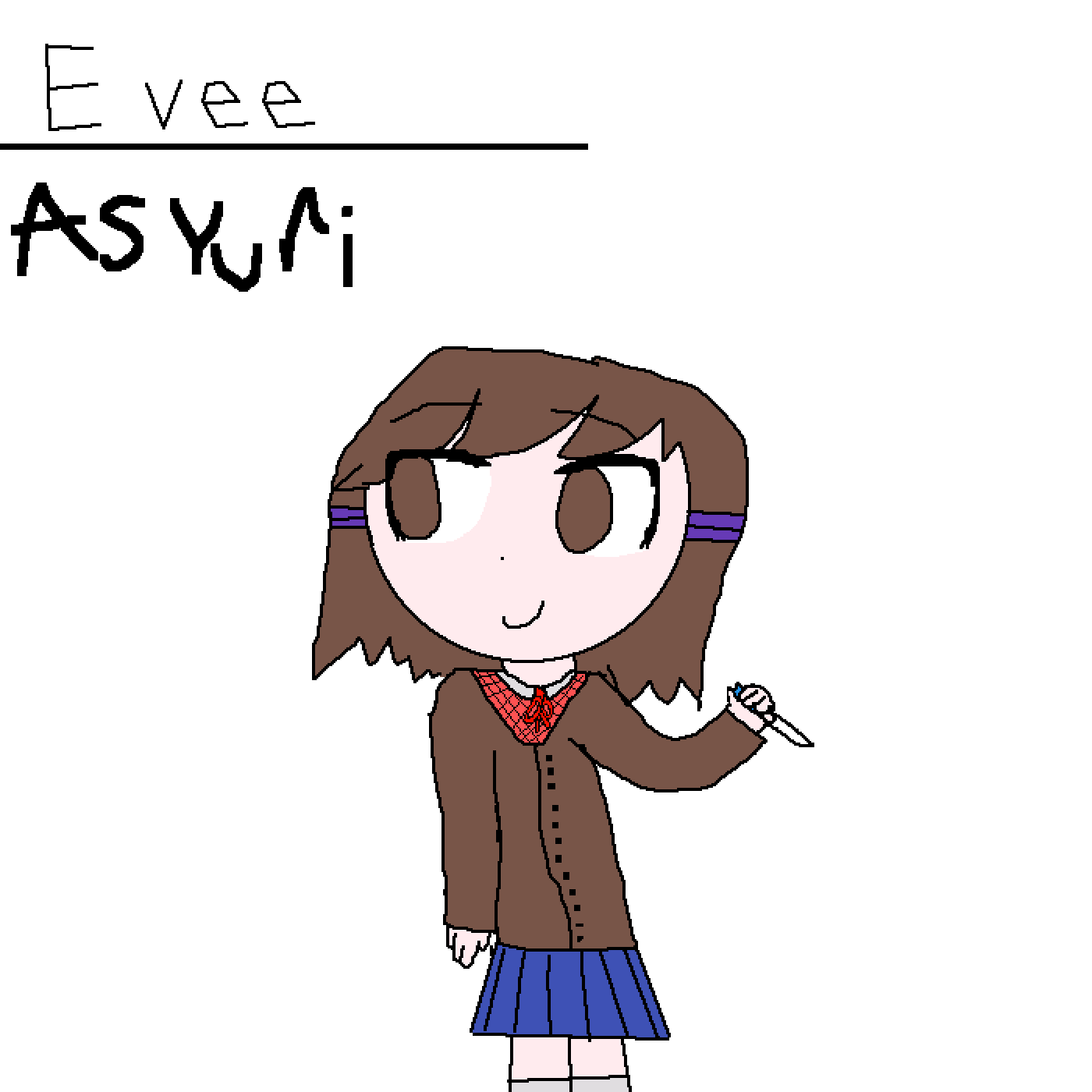 Editing DDLC Collab :3 - Free online pixel art drawing tool - Pixilart