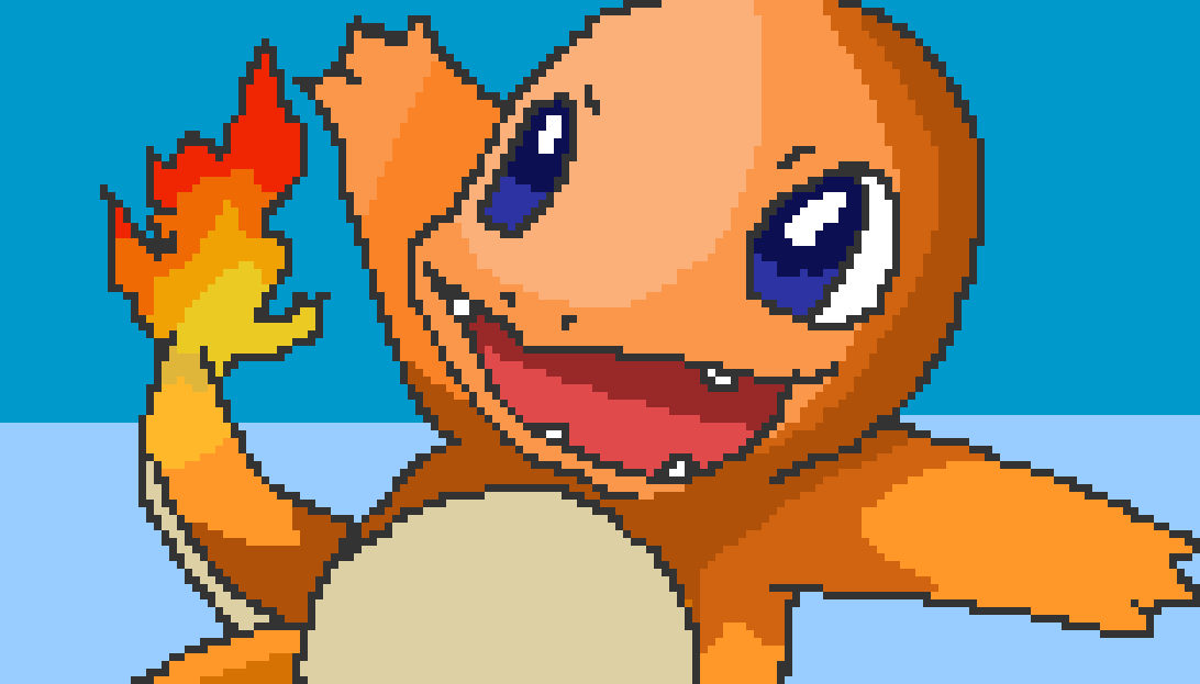 Editing PokeMon bryan - Free online pixel art drawing tool - Pixilart