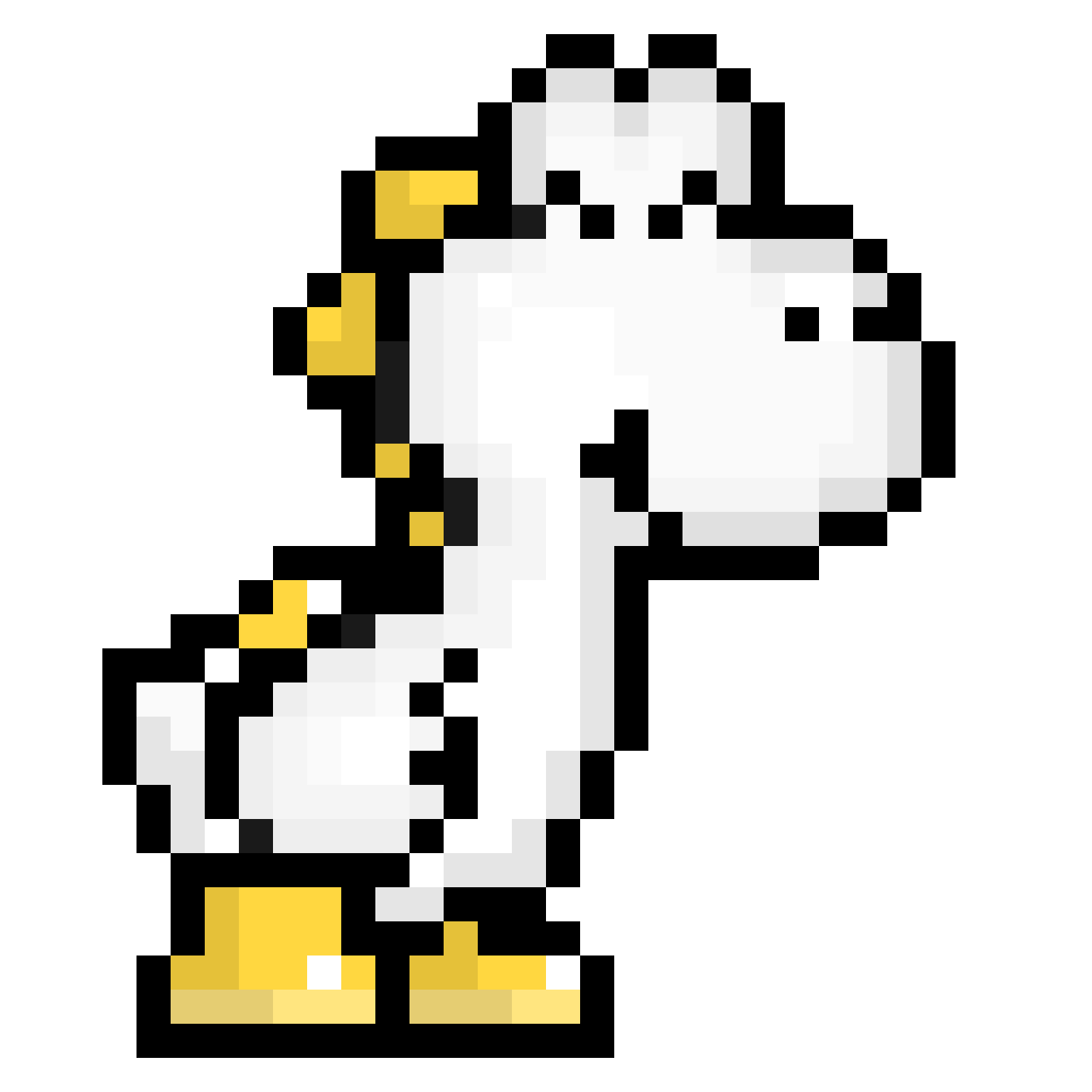 Pixilart - White Yoshi by Pink-Yoshi