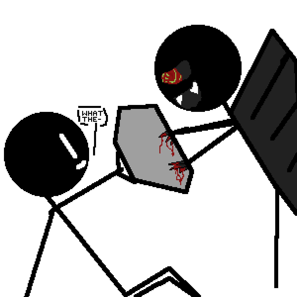 Pixilart - The Evil StickDraw by DeadPoolDuckie