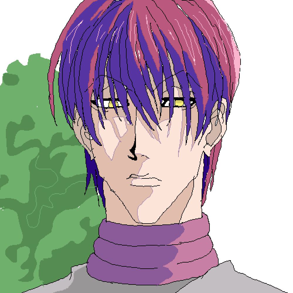 Editing Hisoka hxh - Free online pixel art drawing tool - Pixilart