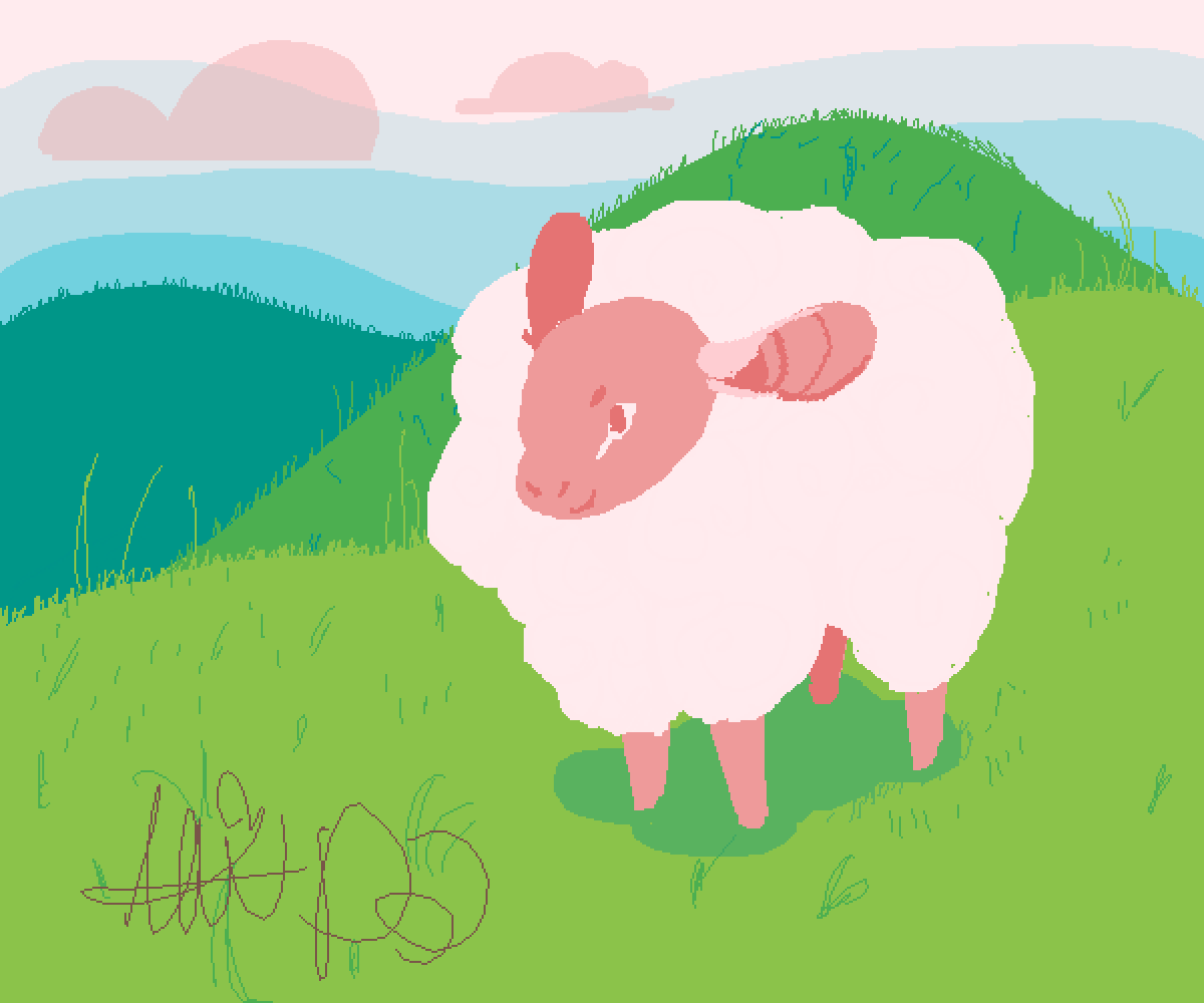 Pixilart - Sheep Friend by DeadlySmiles