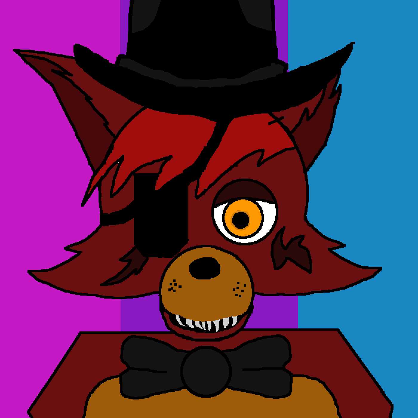 Pixilart - Fursona Profile Pic Updated (with teeth) by UniKKill