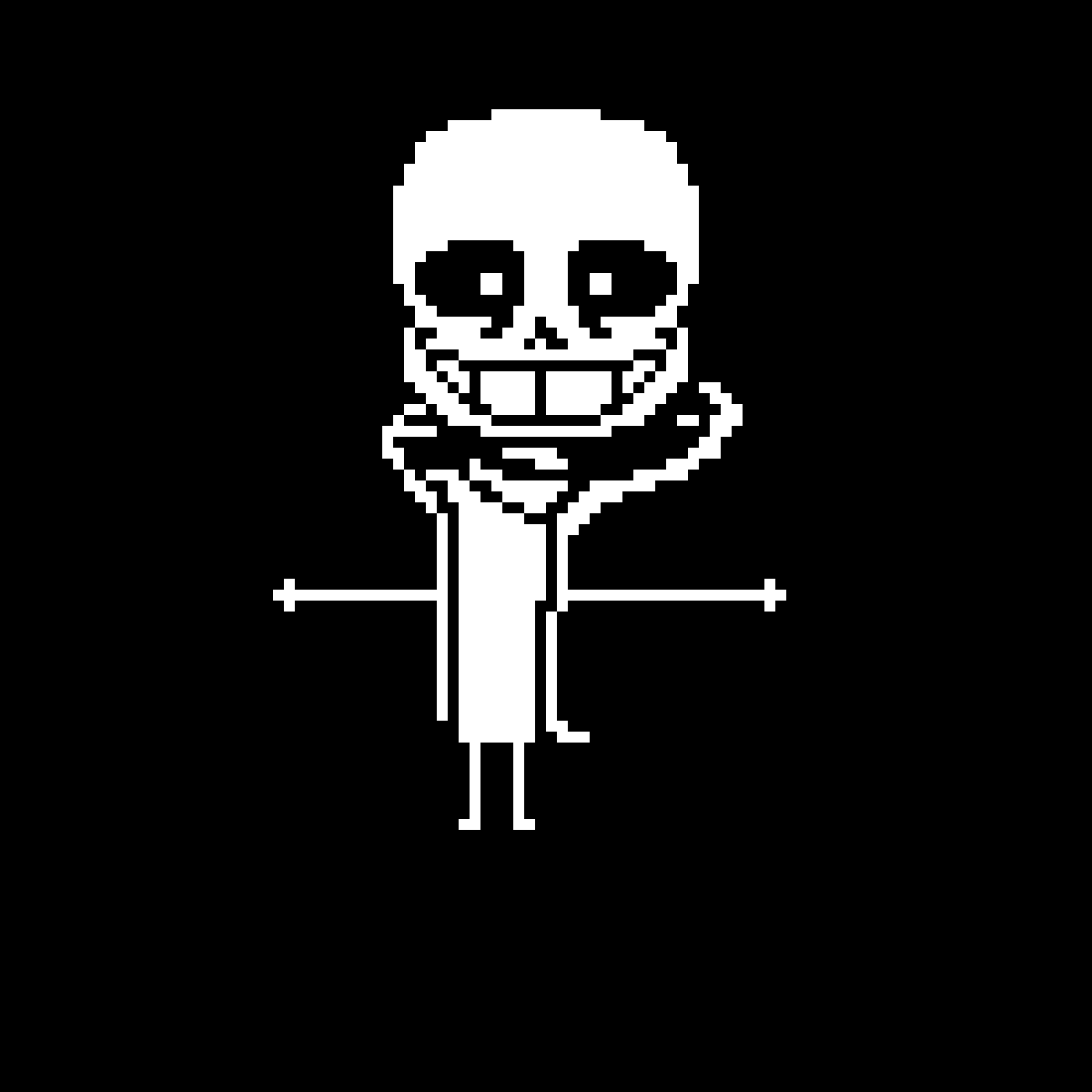 Editing sans undertale - Free online pixel art drawing tool - Pixilart