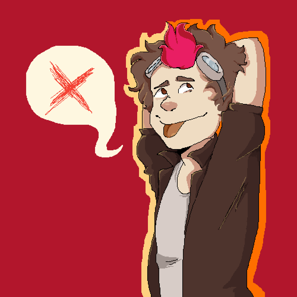 Pixilart - local man forced to smile relentlessly by retrotheia