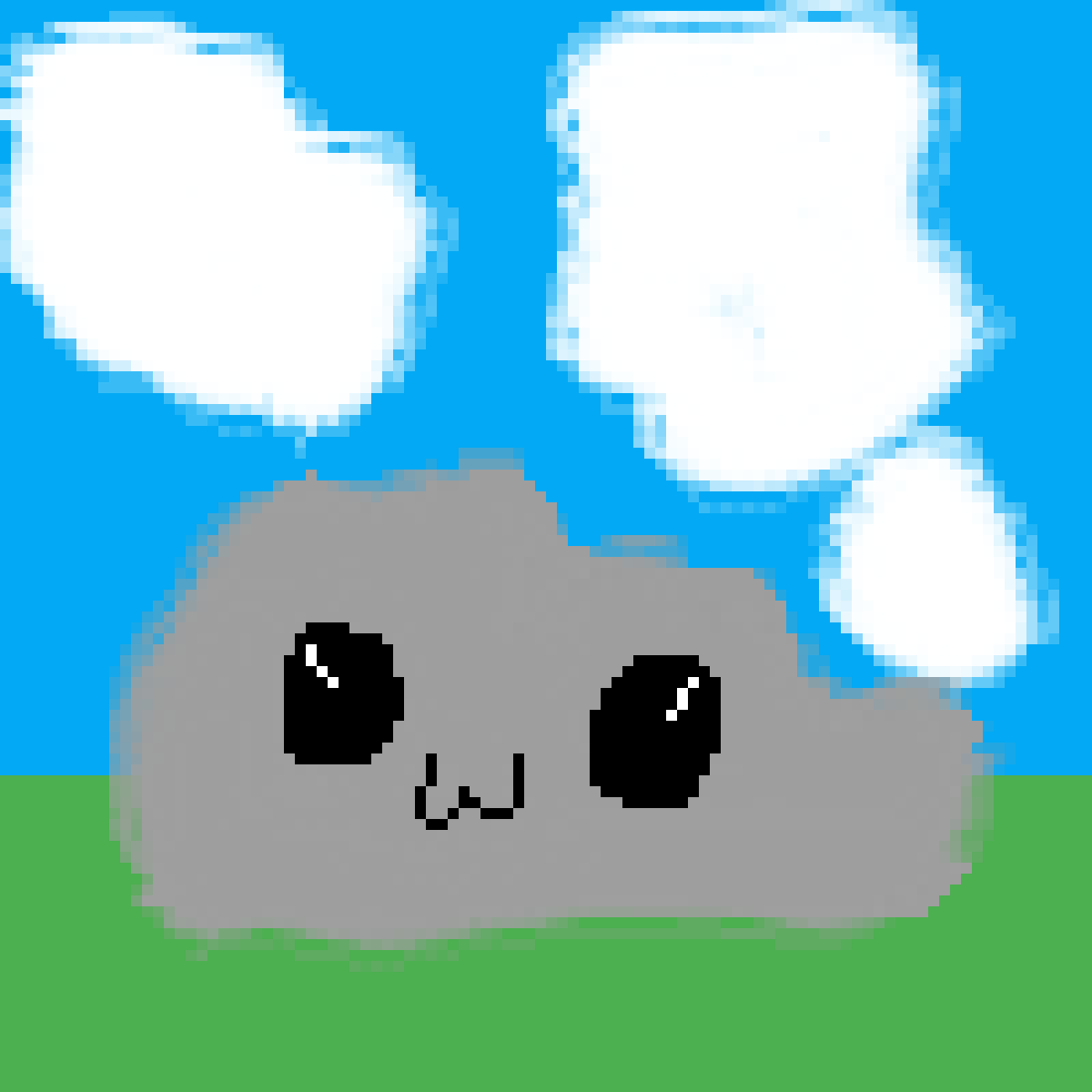 Pixilart - Rick the Rock by flamerune