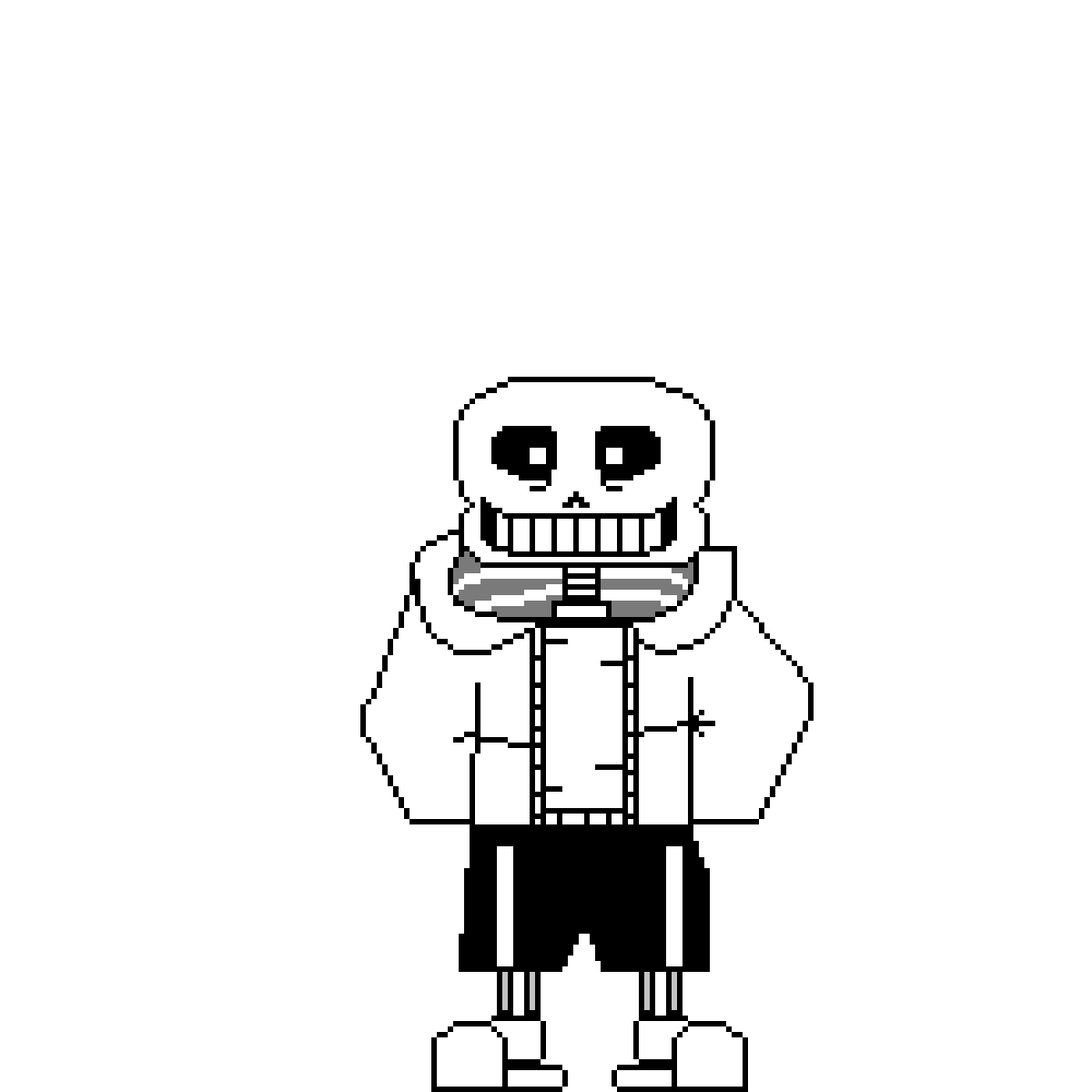 Pixilart - Sans Base by Chillcheese