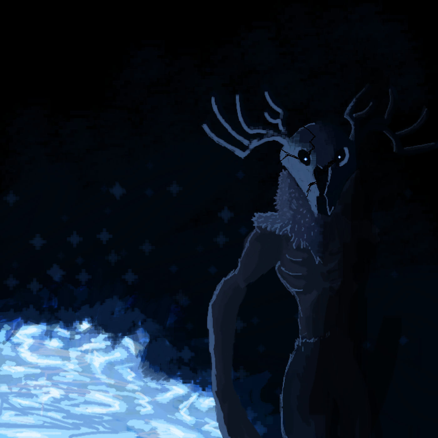 Pixilart - wendigo by sonofthedragon