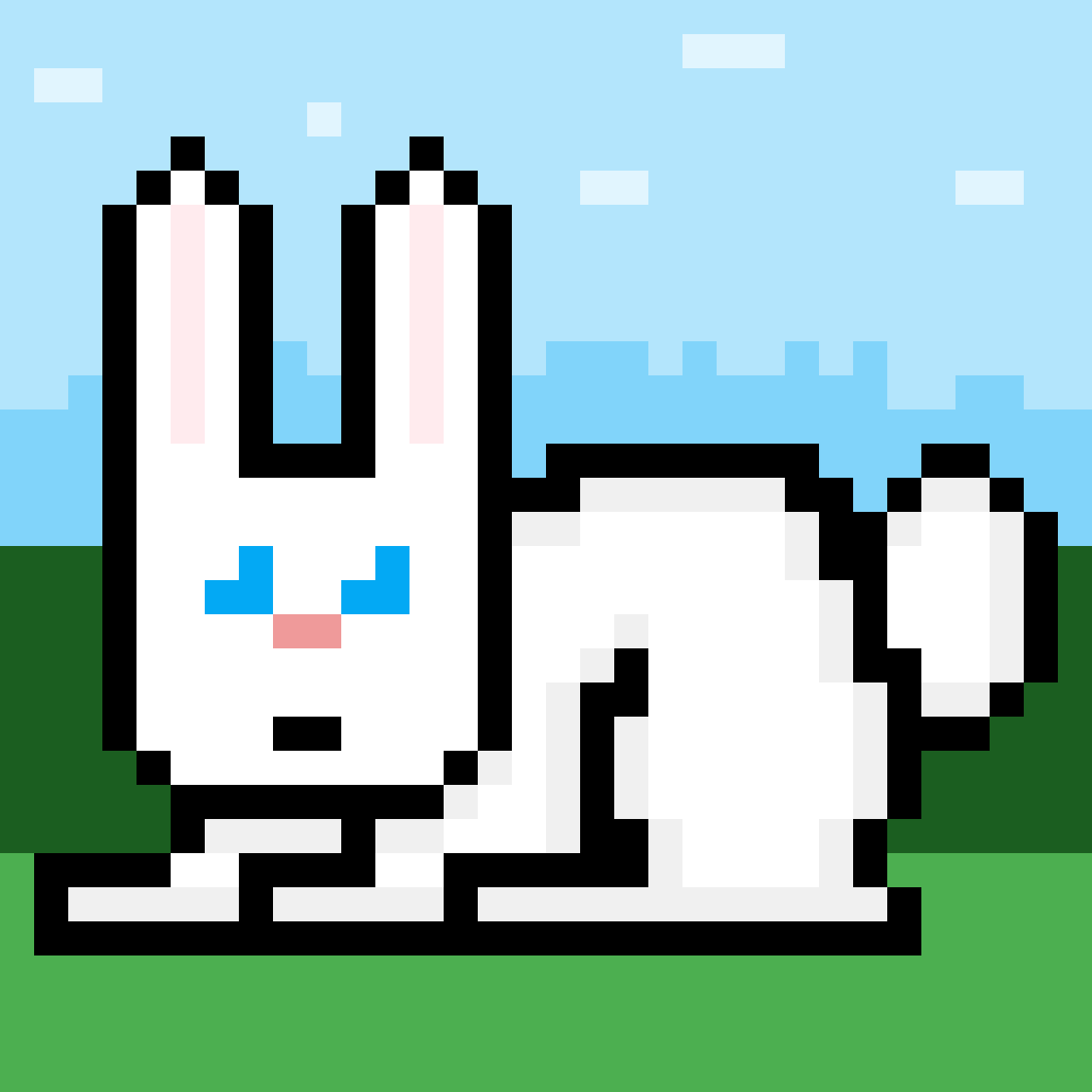 Pixilart - Rabbit by Darkaberle