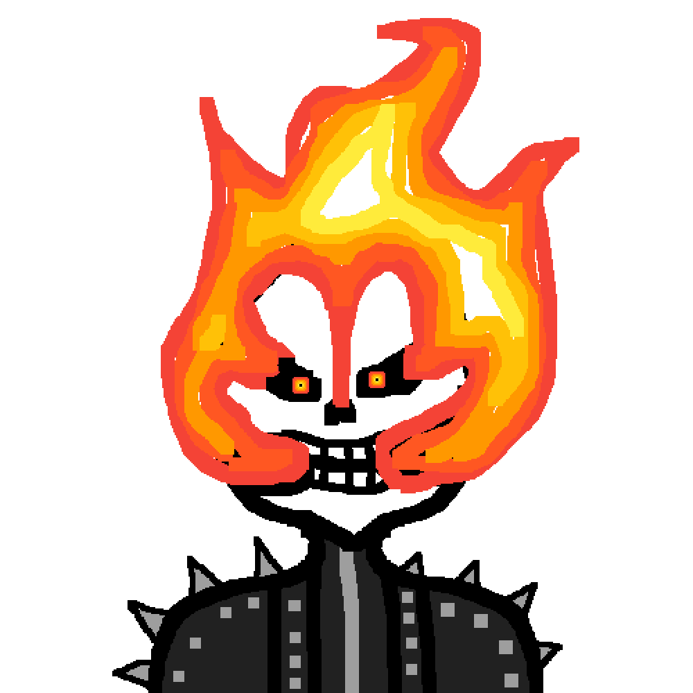 Editing Classic Ghost Rider! - Free online pixel art drawing tool ...