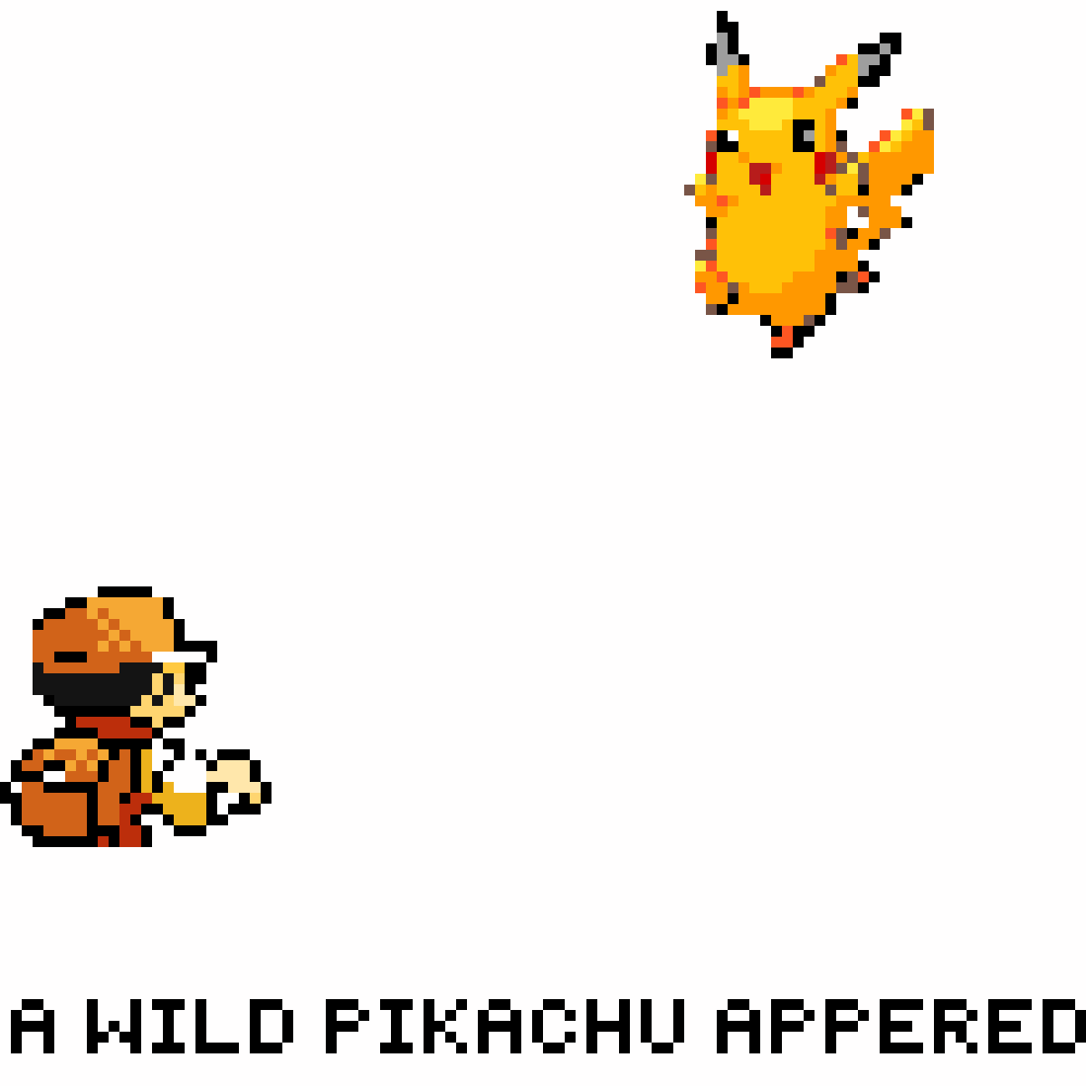 Pixilart - capture pikachu by jotaro0kujo