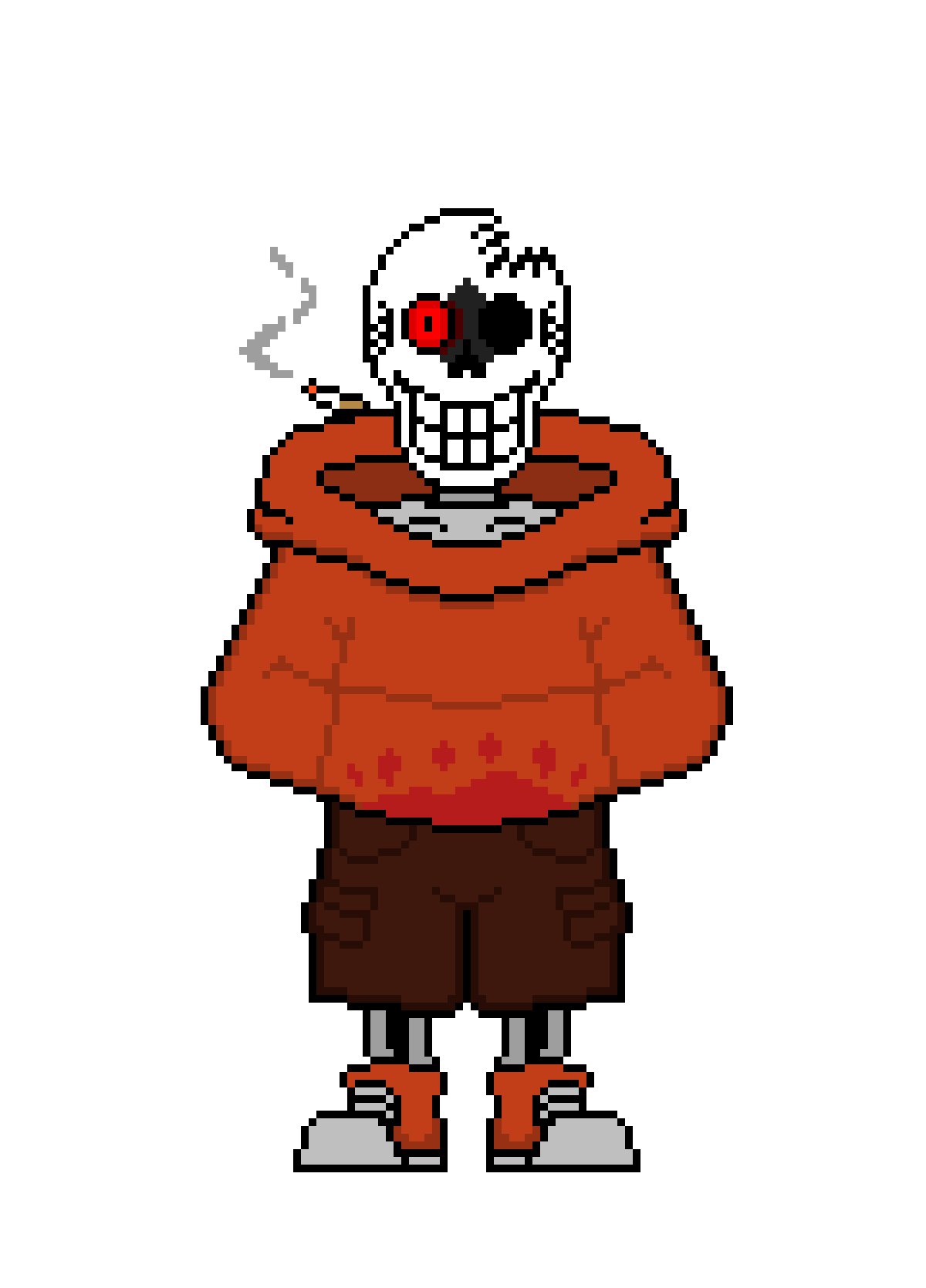 Pixilart - Horrorswap Papyrus by KukiSC14