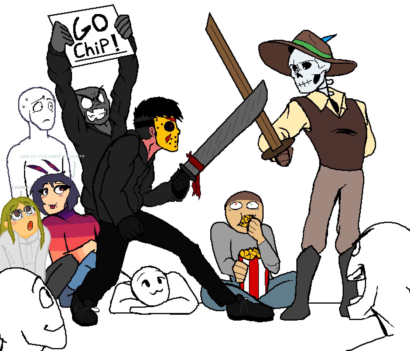 Editing GO CHIP - Free online pixel art drawing tool - Pixilart