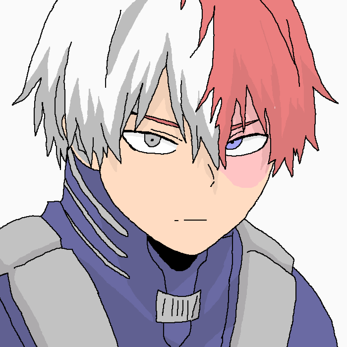 Editing shoto todoroki - Free online pixel art drawing tool - Pixilart