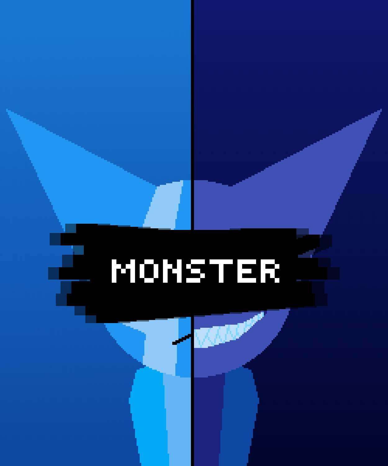 Pixilart - MONSTER by KitPixil