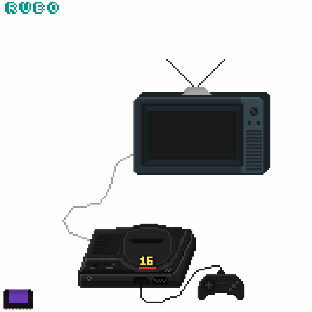 Pixilart - Sega Genesis / Mega Drive by Rubo