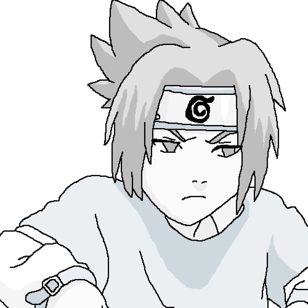 Pixilart - Sasuke Base by josurin