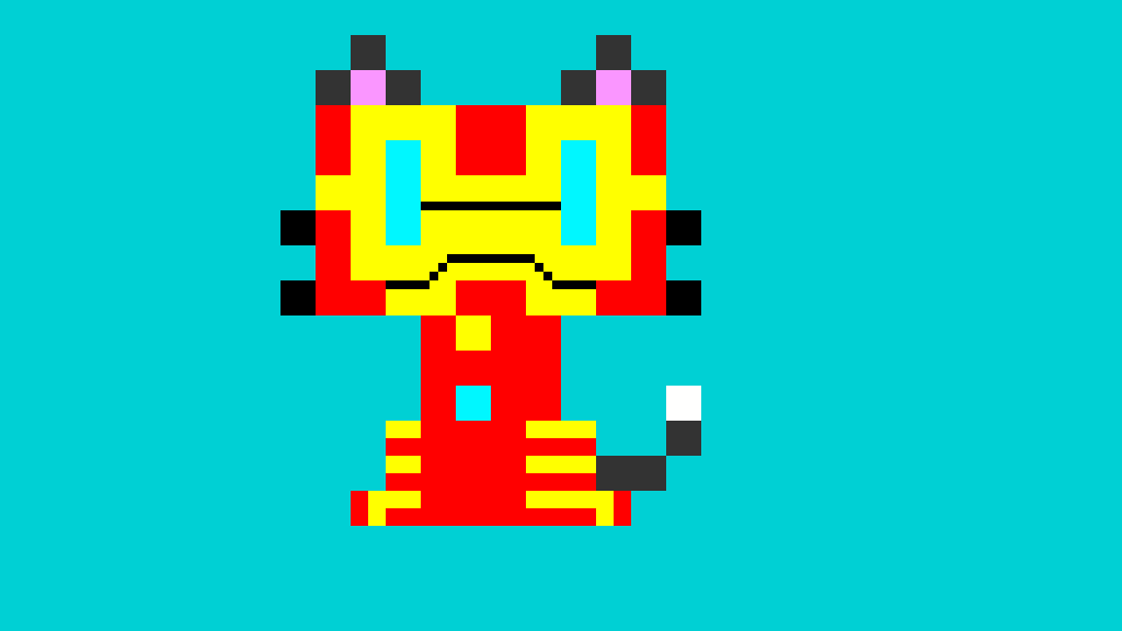 Pixilart - The Spectacular Kitten Cat (Iron Cat) GIF by Impulse