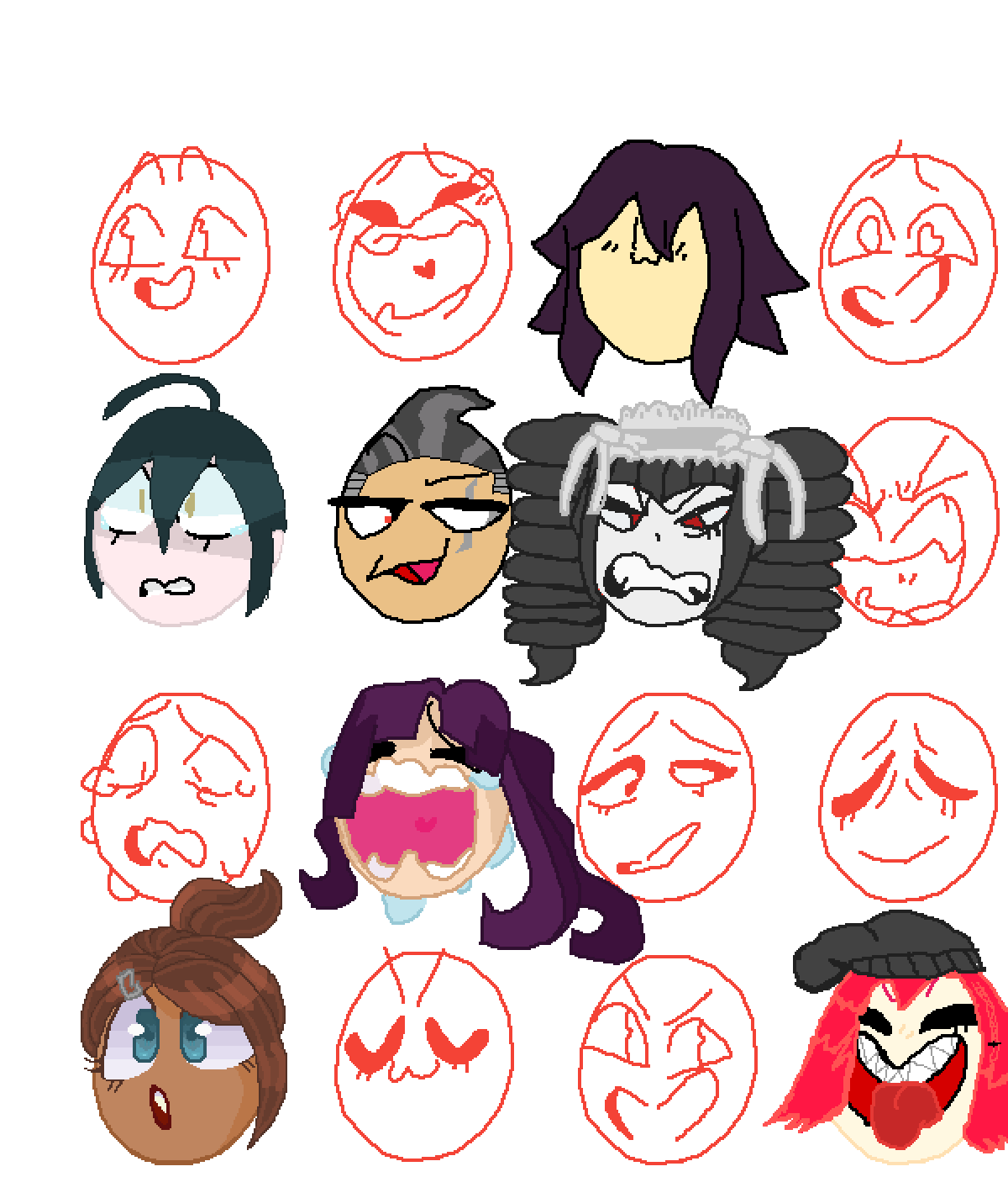 Editing GUNDHAM TANAKA - Free online pixel art drawing tool - Pixilart