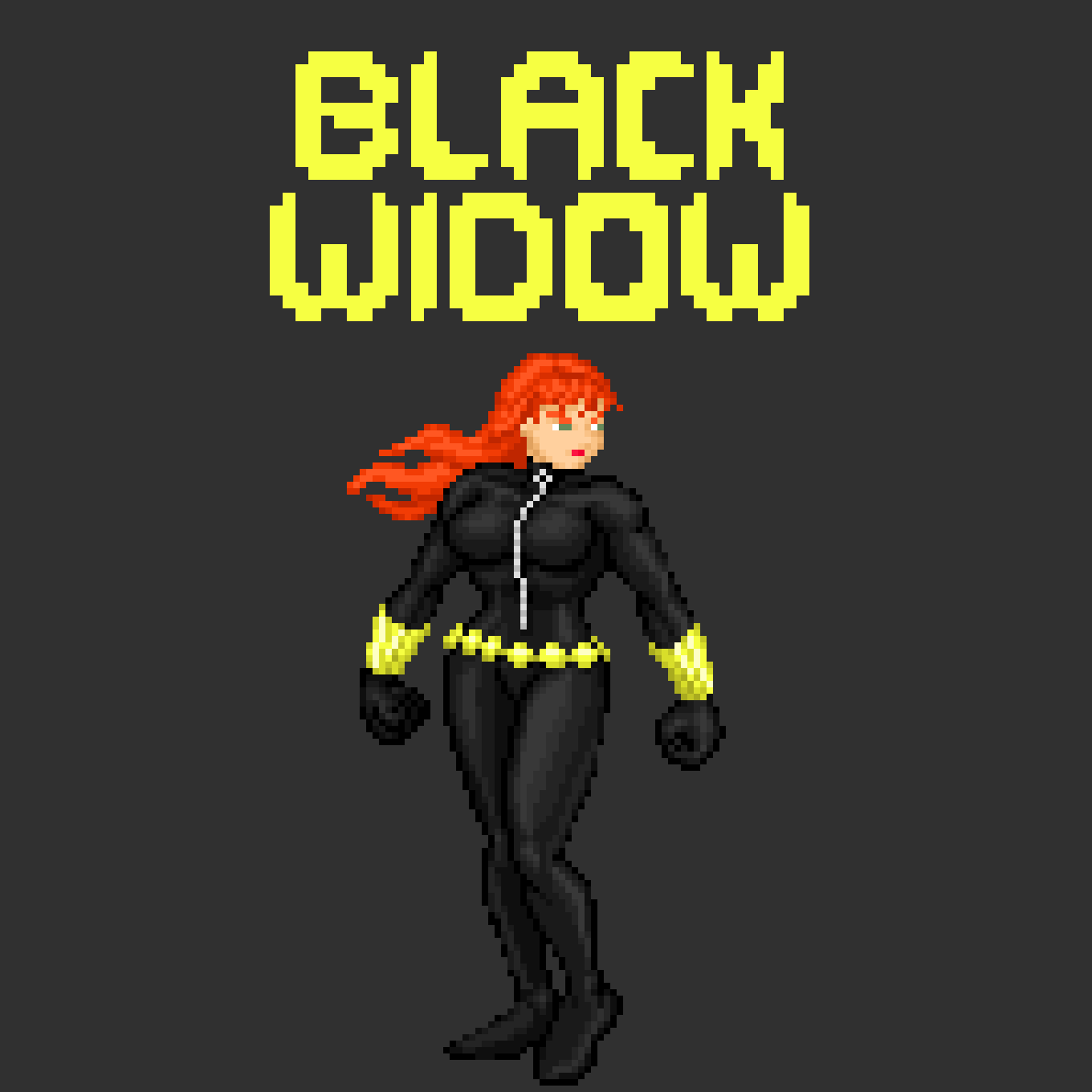 Pixilart - Black Widow by CrazyCas575