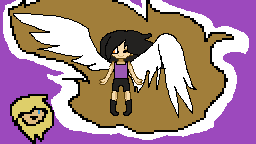 Editing aphmau irene form (kinda) - Free online pixel art drawing tool ...