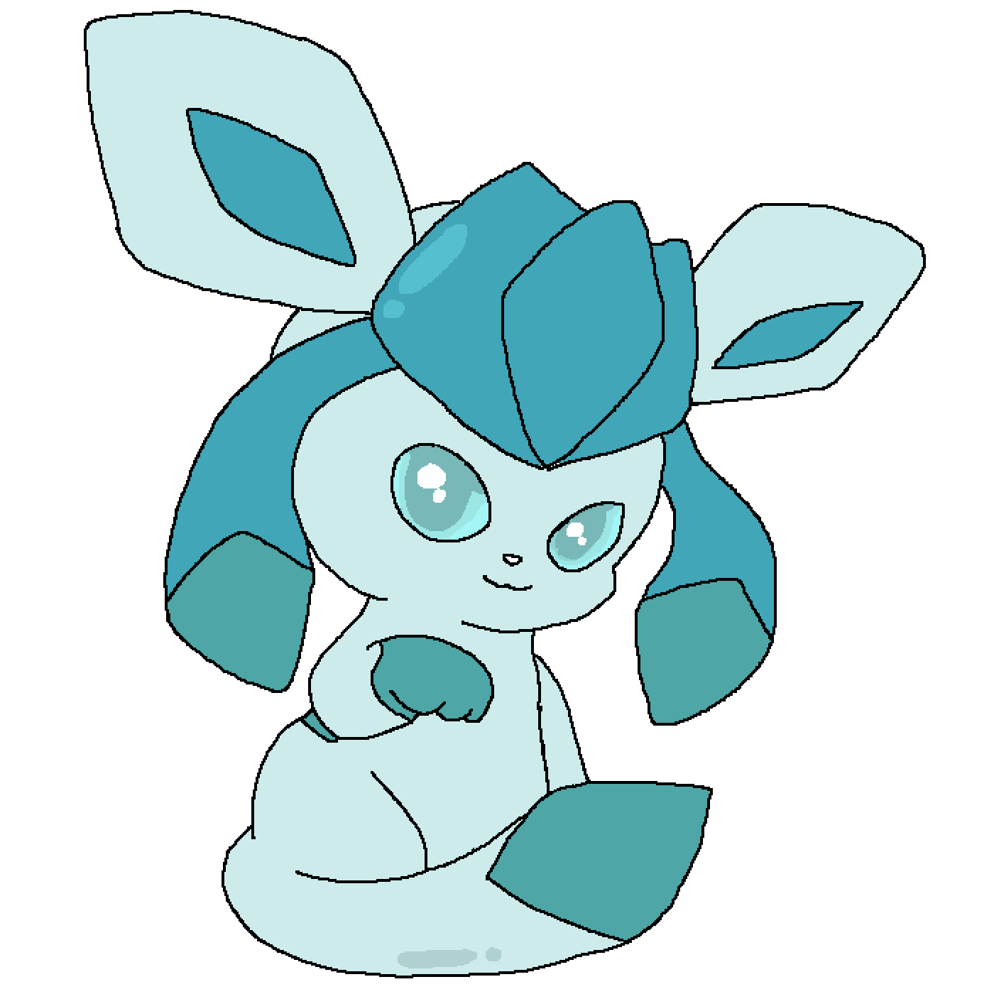 Pixilart - Glaceon by KawaiiBunnyUwU