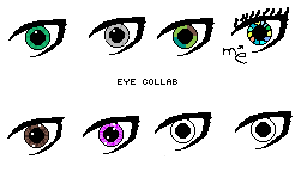Editing my ocs eye is purple - Free online pixel art drawing tool ...