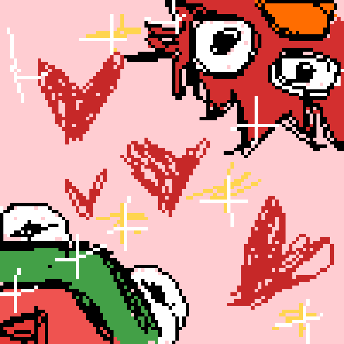 Pixilart - Elmo and Kermit ùwú by AverageArtist