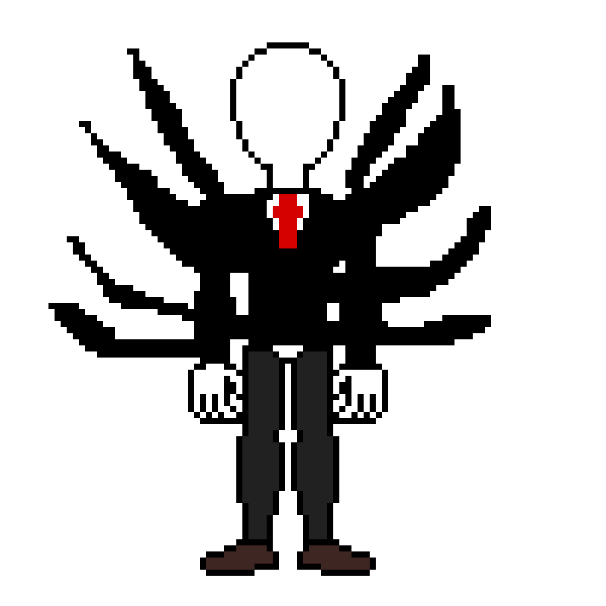 Pixilart - slenderman sprite by game-scetches