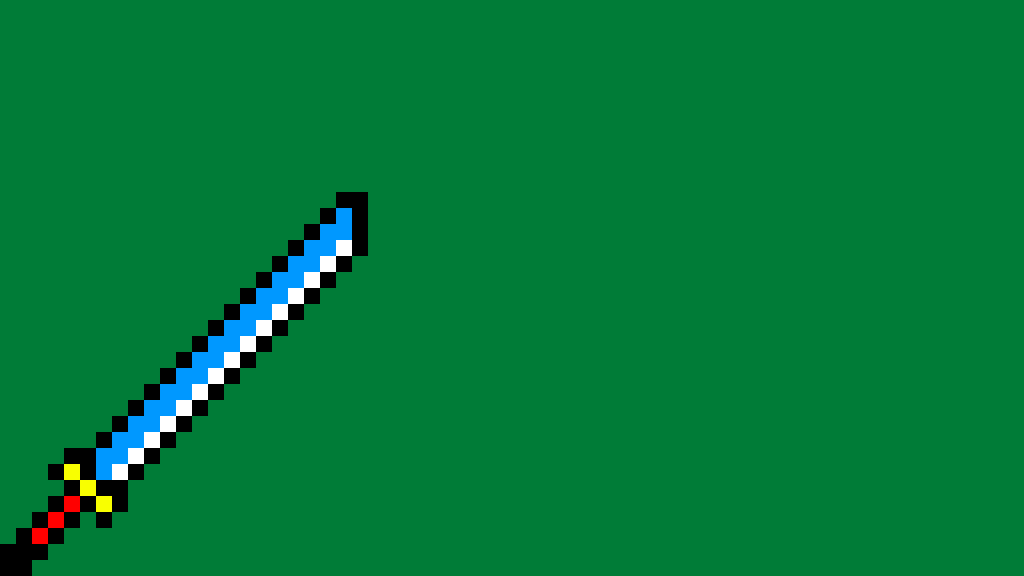 Pixilart - Cobalt sword/Terraria by pokemonRawesome