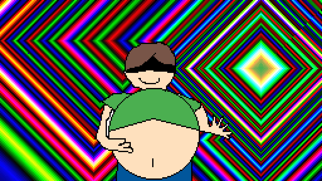 Editing fat guy slapping his belly - Free online pixel art drawing tool ...