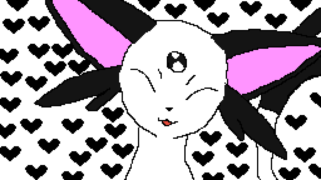 Pixilart - espeon base by Honksly