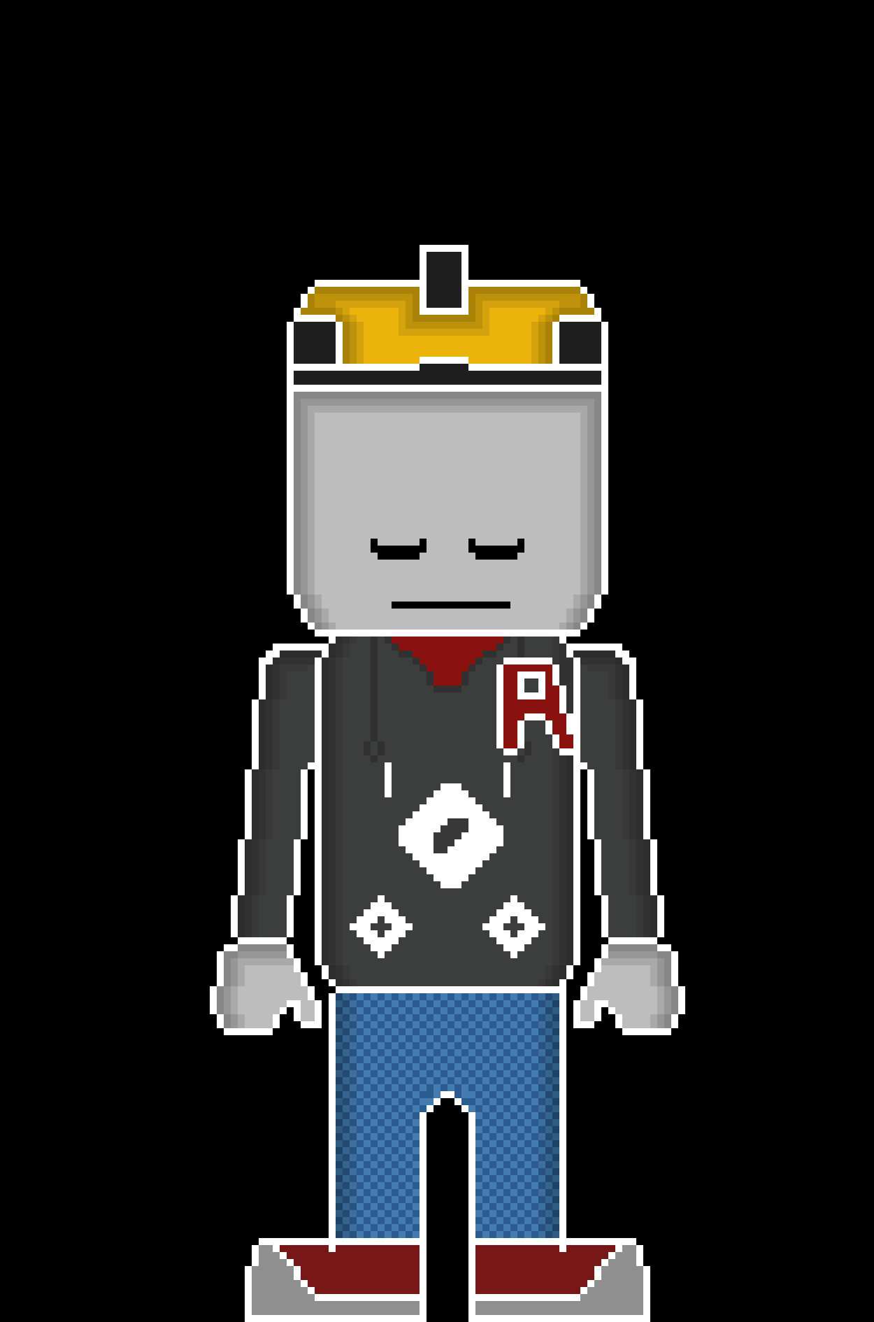 Pixilart - builderman by Titular