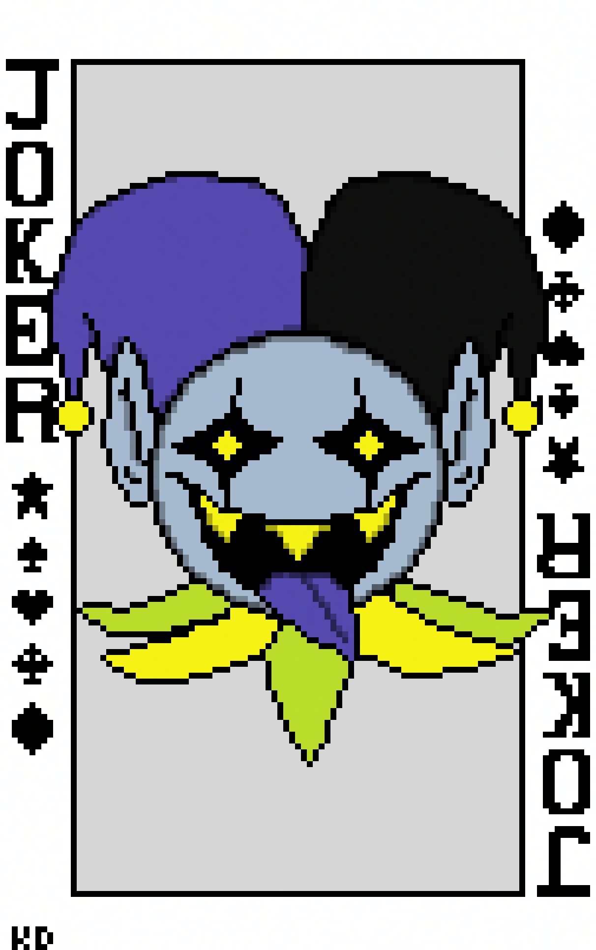 Pixilart - The Jevil Card Alternate by Karmadaimyo