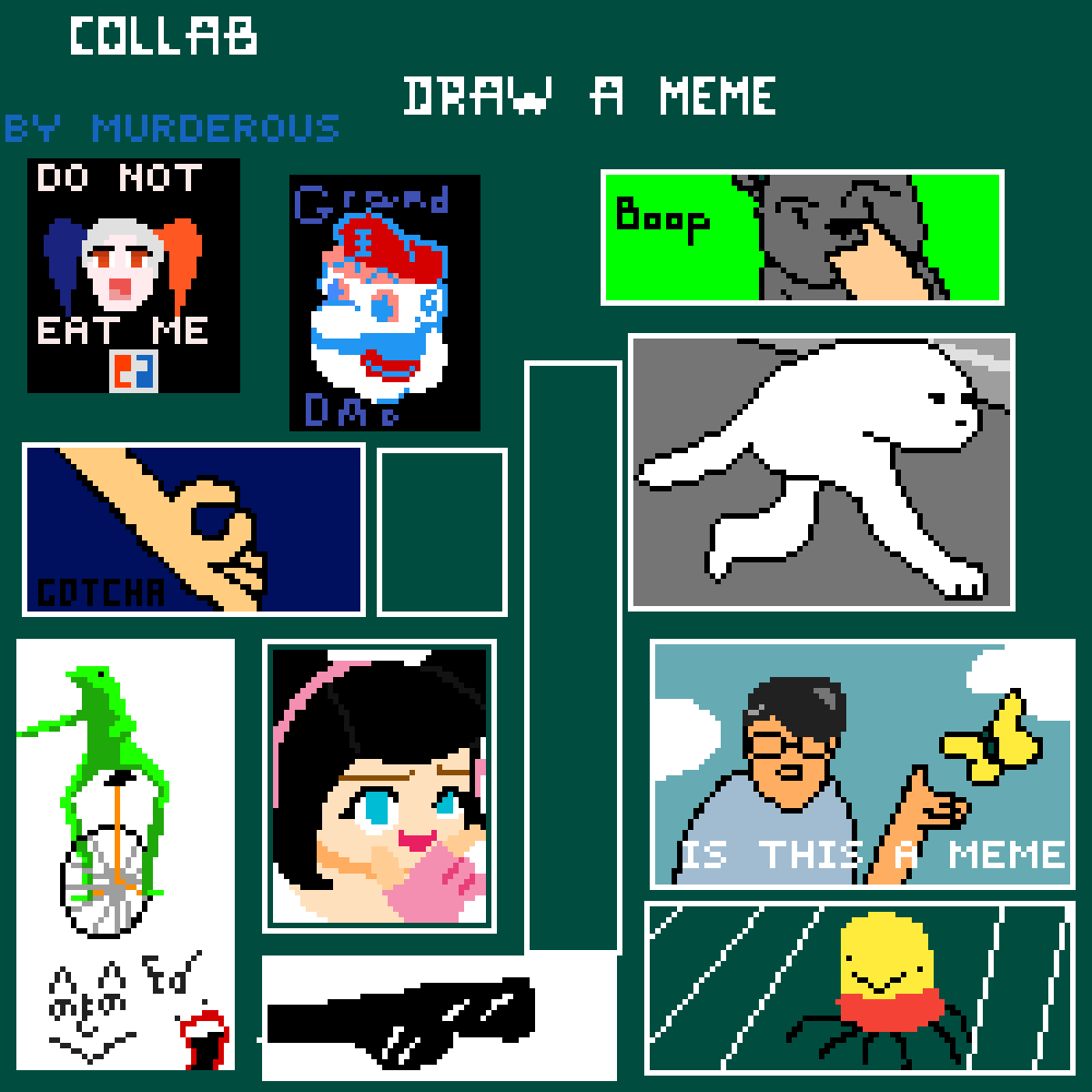 Pixilart - DRAW A MEME by Llamawithascarf